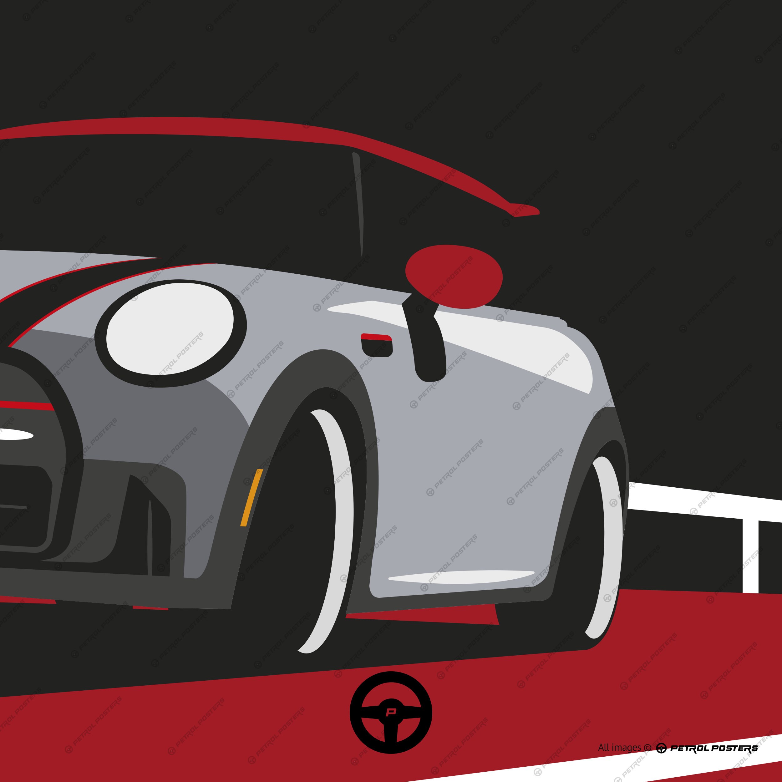 MINI Cooper JCW - Car Poster, Car Art, Art Prints, Wall Art, Birthday ...