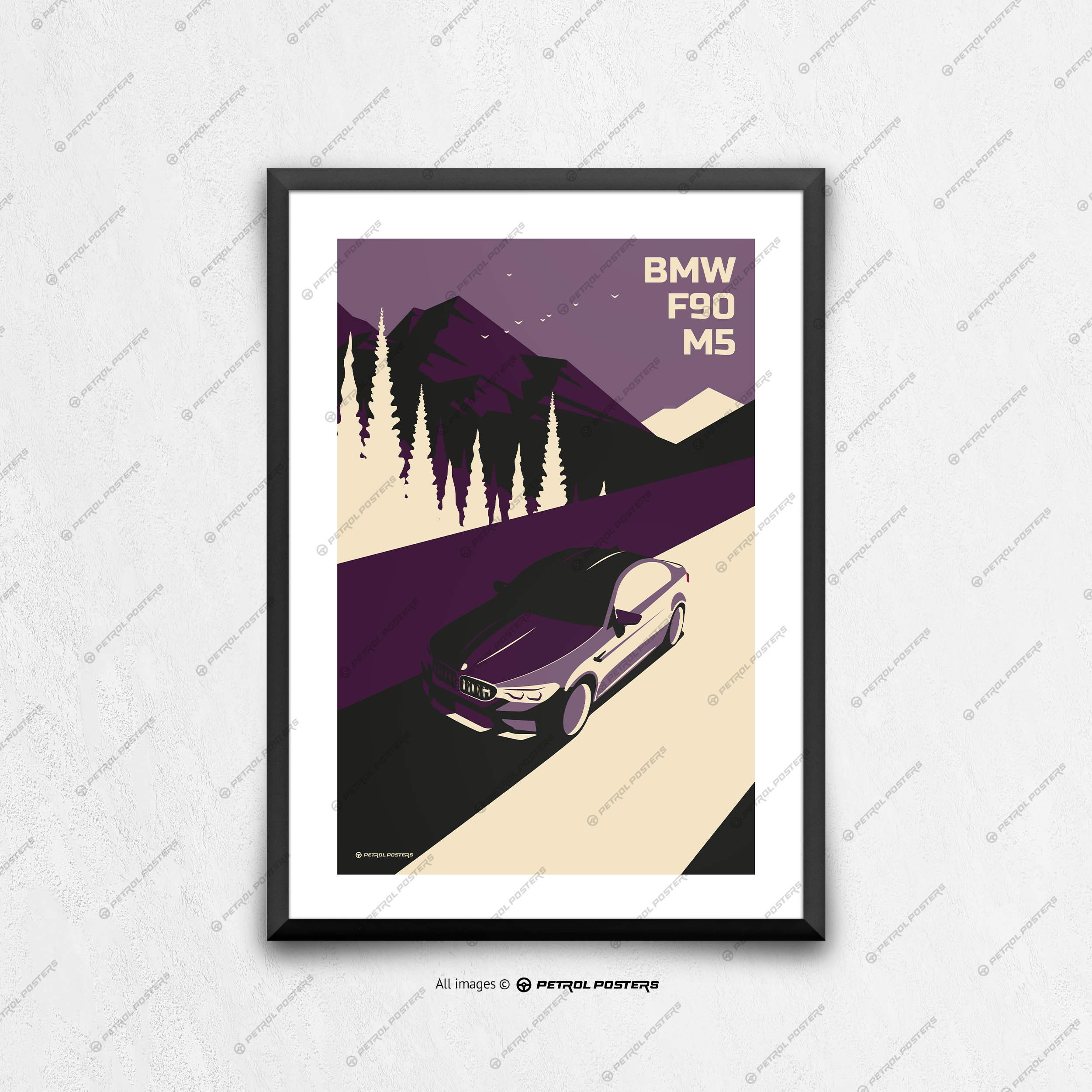 BMW F90 M5 Art Print: Automotive Wall Art - Etsy