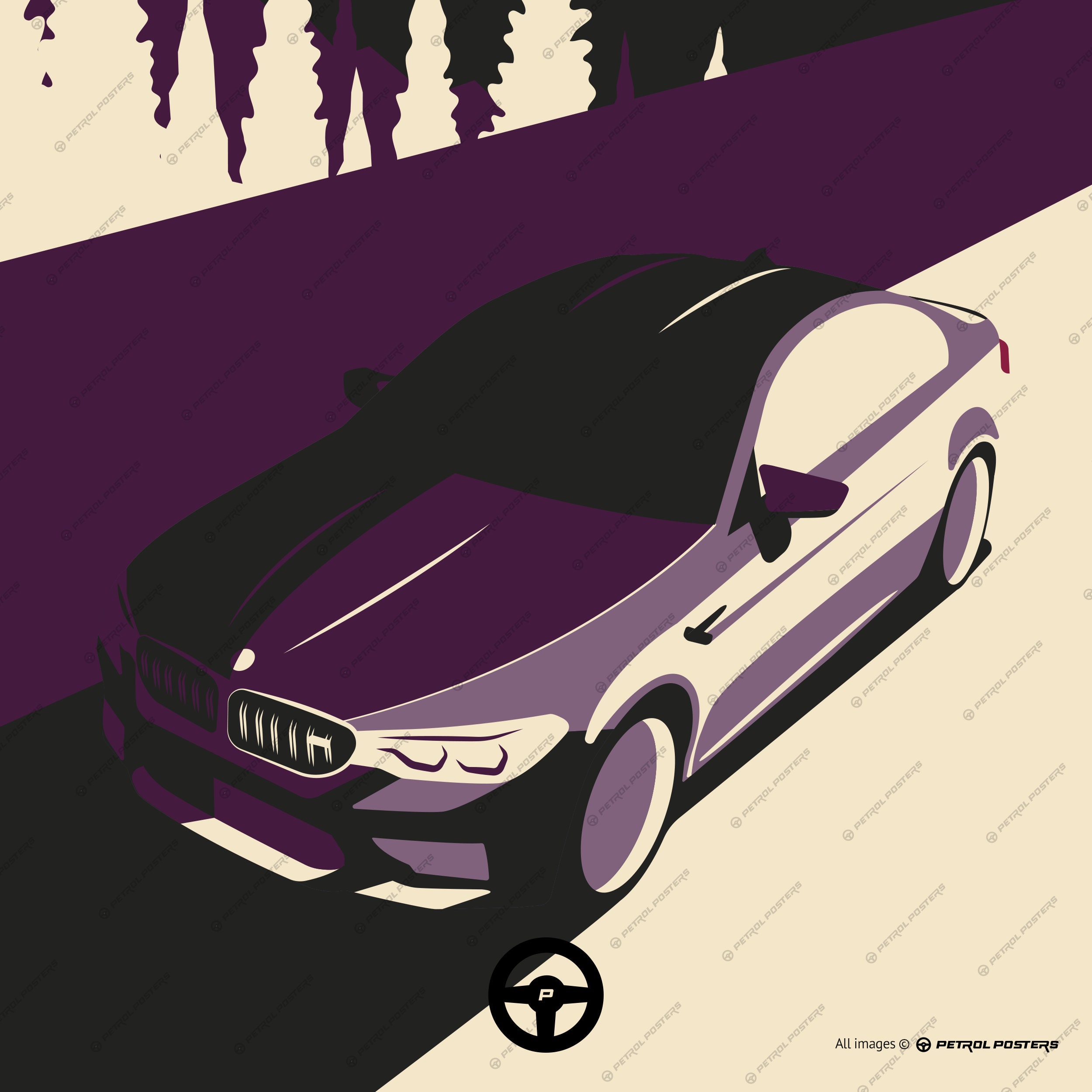 BMW F90 M5 Art Print: Automotive Wall Art - Etsy