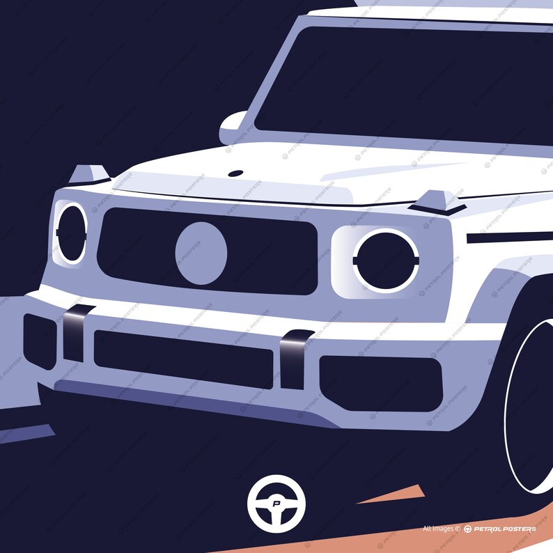 Mercedes Benz G Class Art Print: Automotive Wall Decor - Etsy
