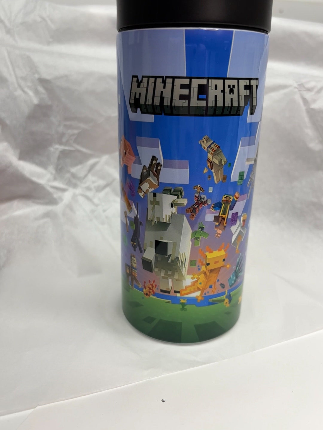 Kids Water Bottle- Mine-craft 16 Oz Water Bottle - Etsy