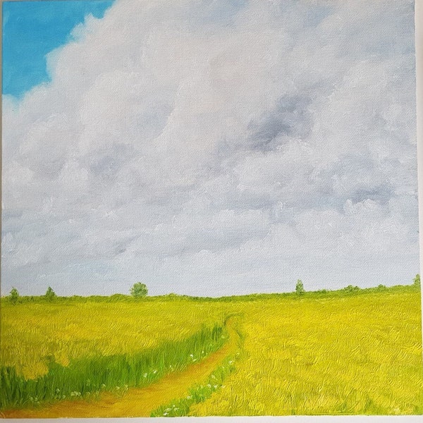 Field Painting - Etsy