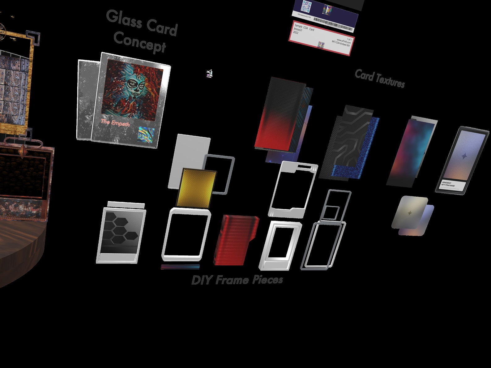 Elite 3D NFT Card Design Sample Pack for Beginners - Etsy