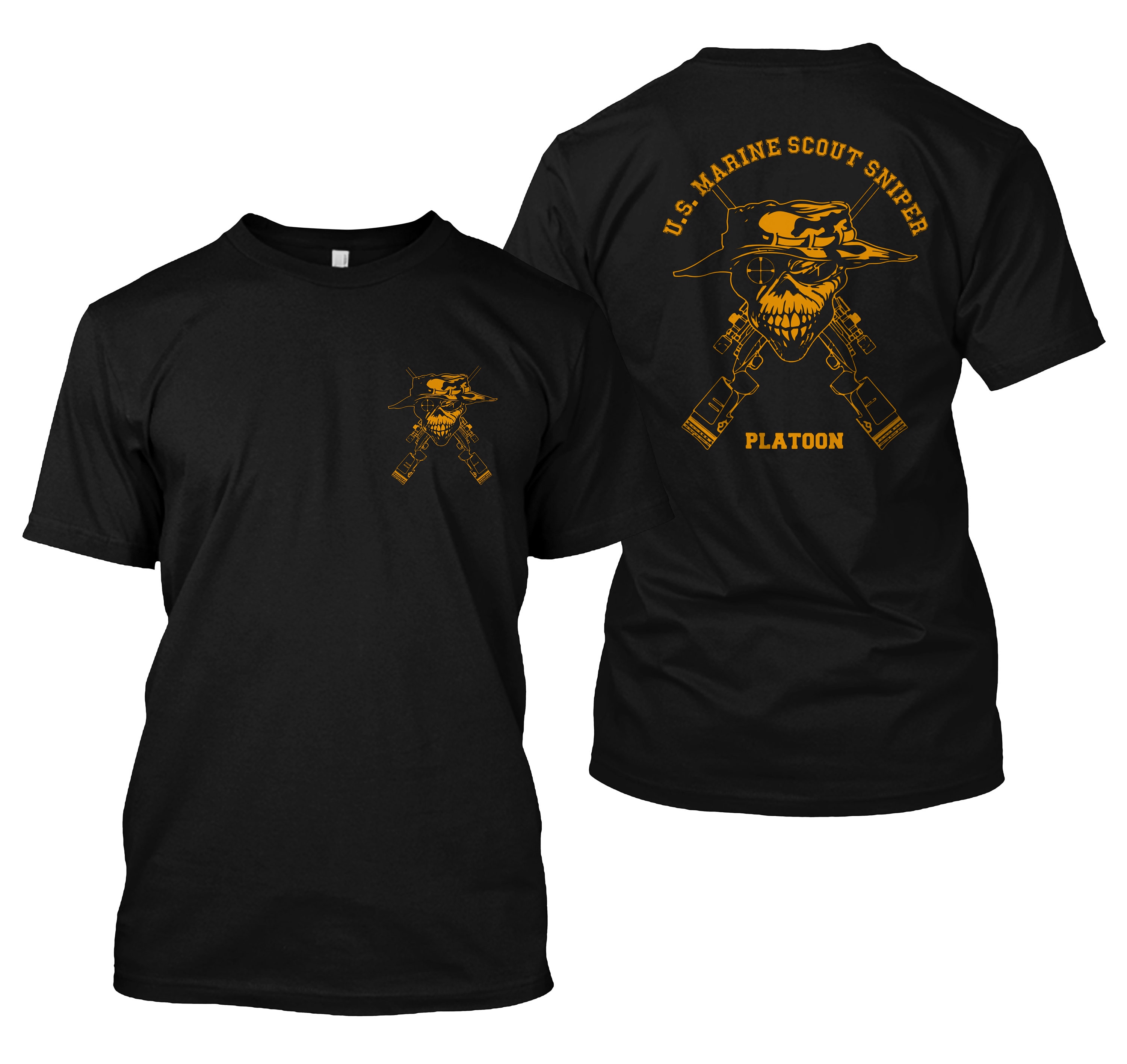 New Scout Sniper / STA Platoon Double Sided Tshirt Designed & Sold By ...