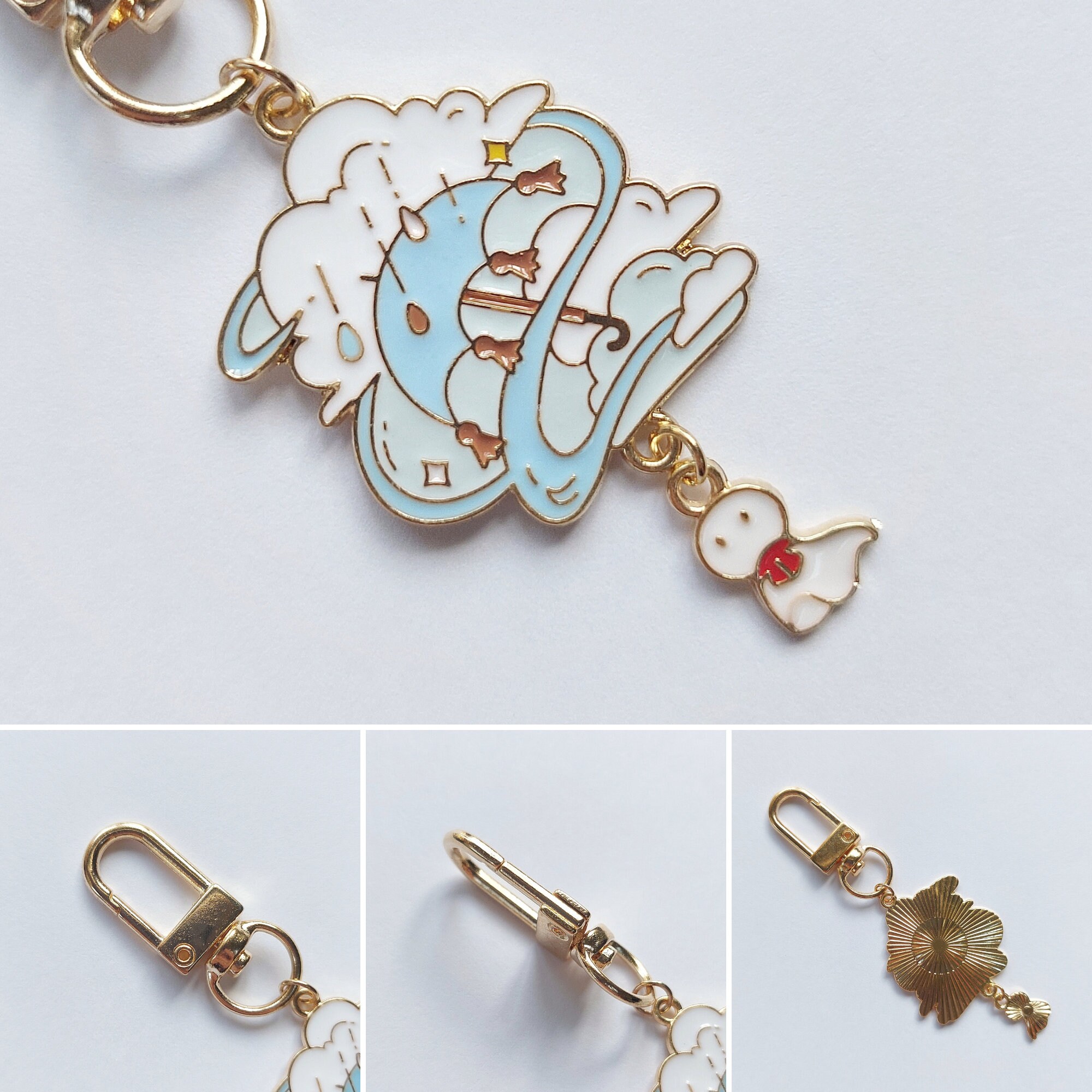 Cute Enamel Weather Doll Keychain - Etsy