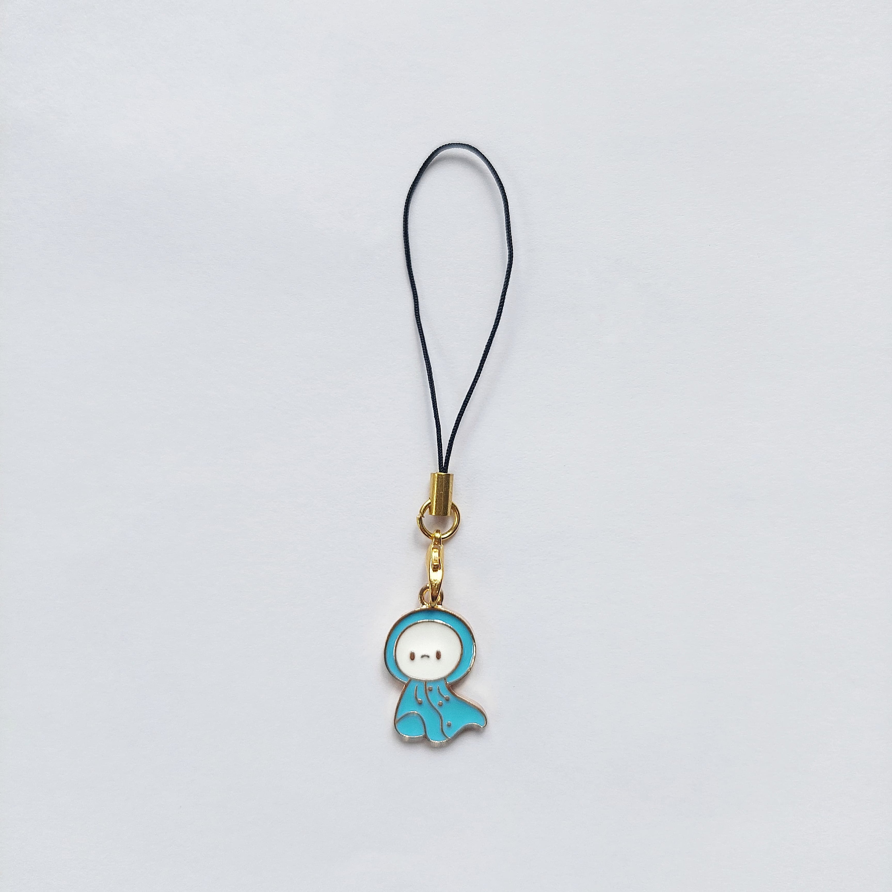 Cute Enamel Rainy Weather Doll Keychain & Phone Strap - Etsy
