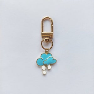 Cute Enamel Rainy Weather Doll Keychain & Phone Strap - Etsy