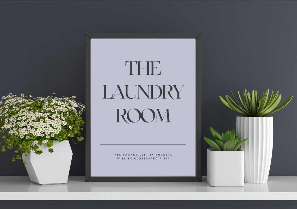The Laundry Room Utility Room Poster Laundry Room Decor - Etsy