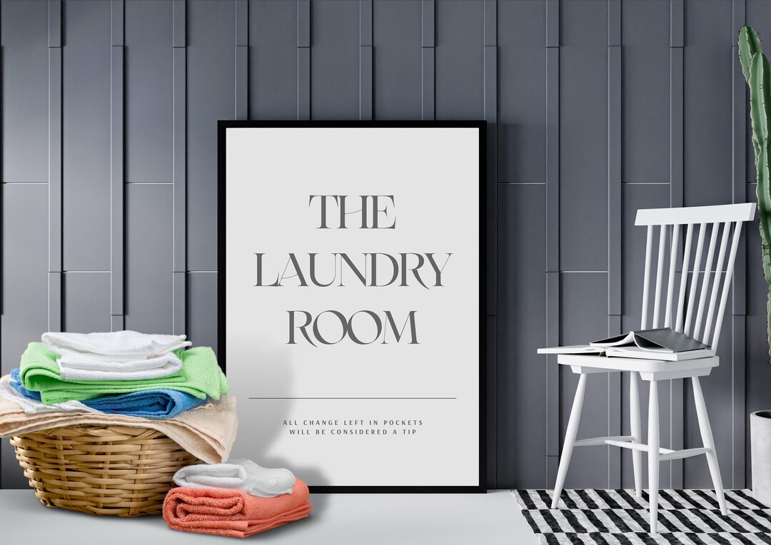 The Laundry Room, Utility Room Poster, Laundry Room Decor, Perfect ...