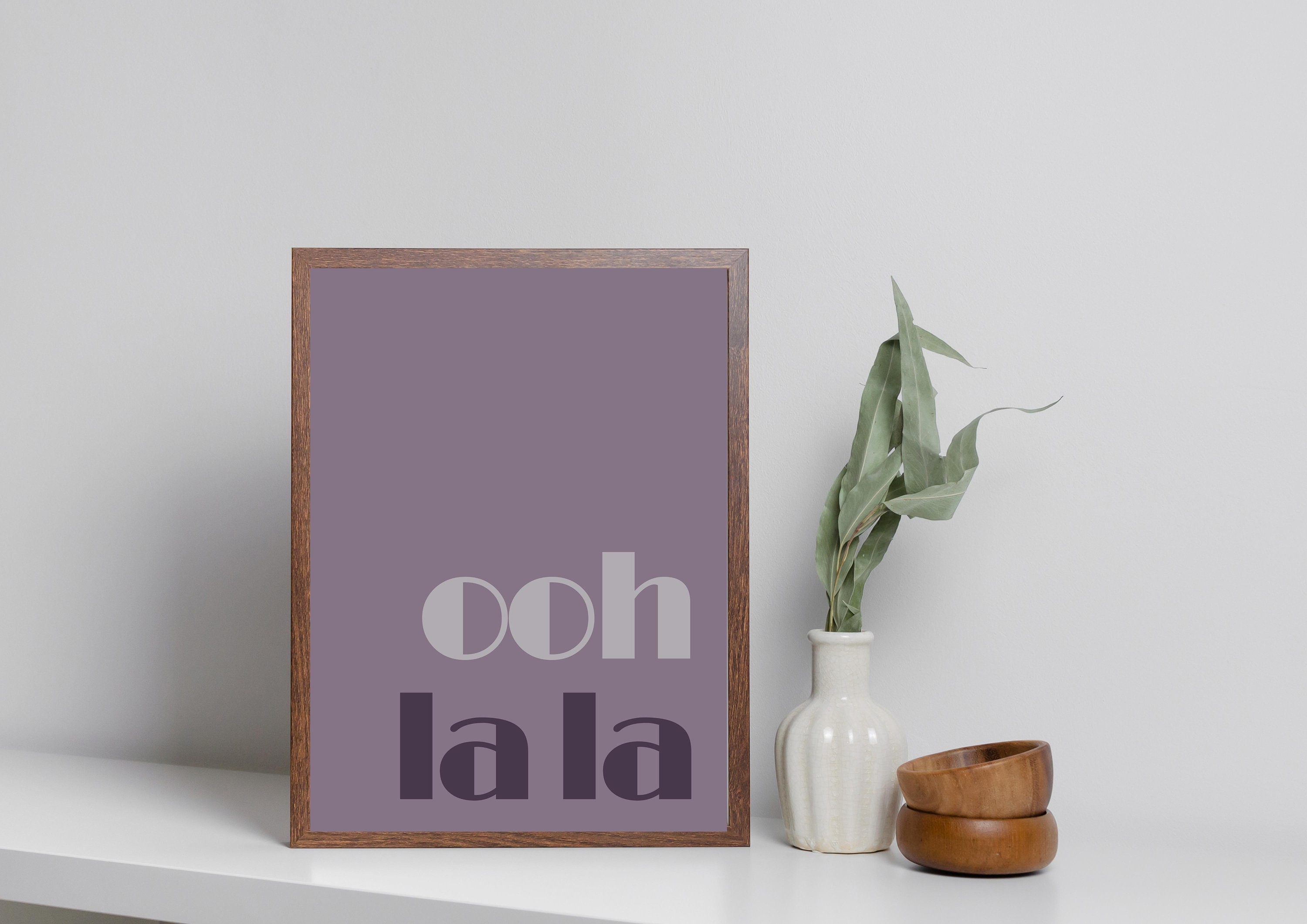 Ooh La La French Quote Art Print - Etsy