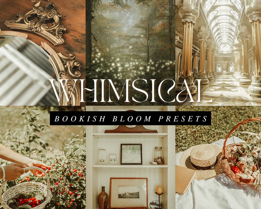 Aesthetic Lightroom Mobile Preset | Whimsical | Bookstagram Filters ...