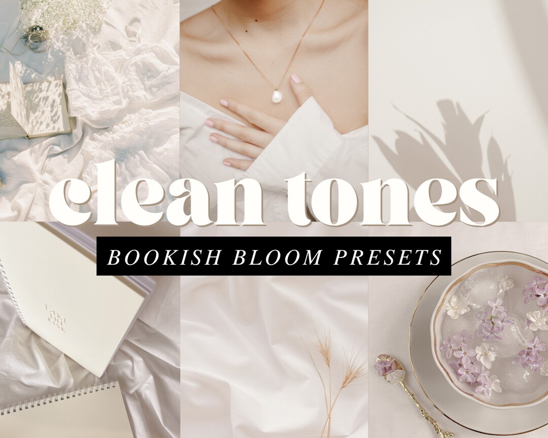 Aesthetic Lightroom Mobile Preset | Clean Tones | Bookstagram Filters ...