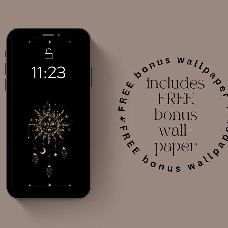 Wallpaper Space Gold Dark - Etsy