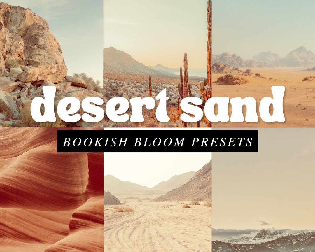 Aesthetic Lightroom Mobile Preset | Desert Sand | Bookstagram Filters ...