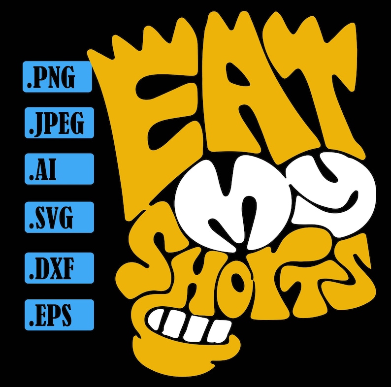Bart Simpson Eat My Shorts Svg pngaidxfjpegeps - Etsy Bart Simpson Eat My Shorts Svg pngaidxfjpegeps - Etsy