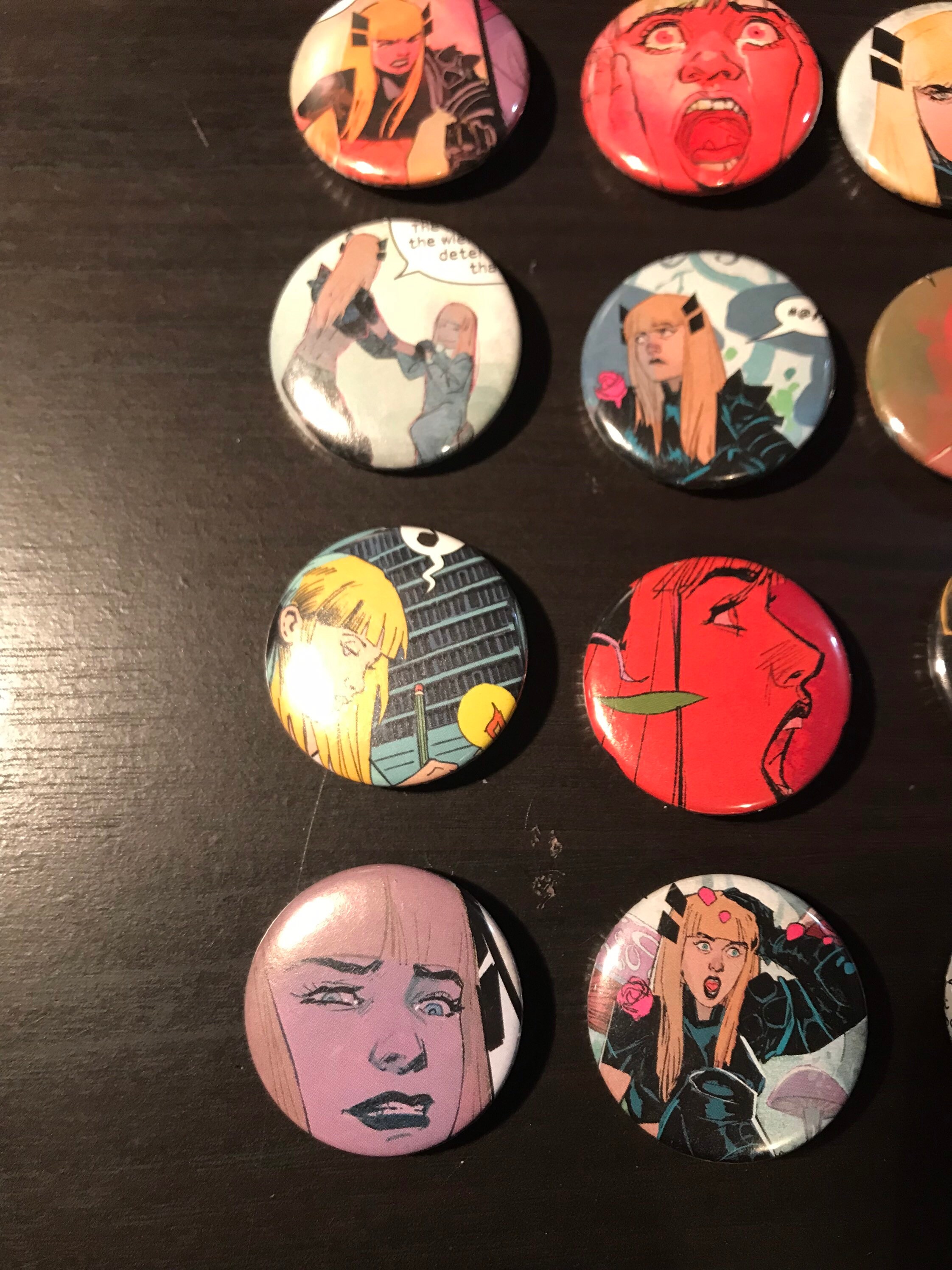 3 Magik 1.5in Buttons Comic Book Buttons: Illyana Rasputin - Etsy