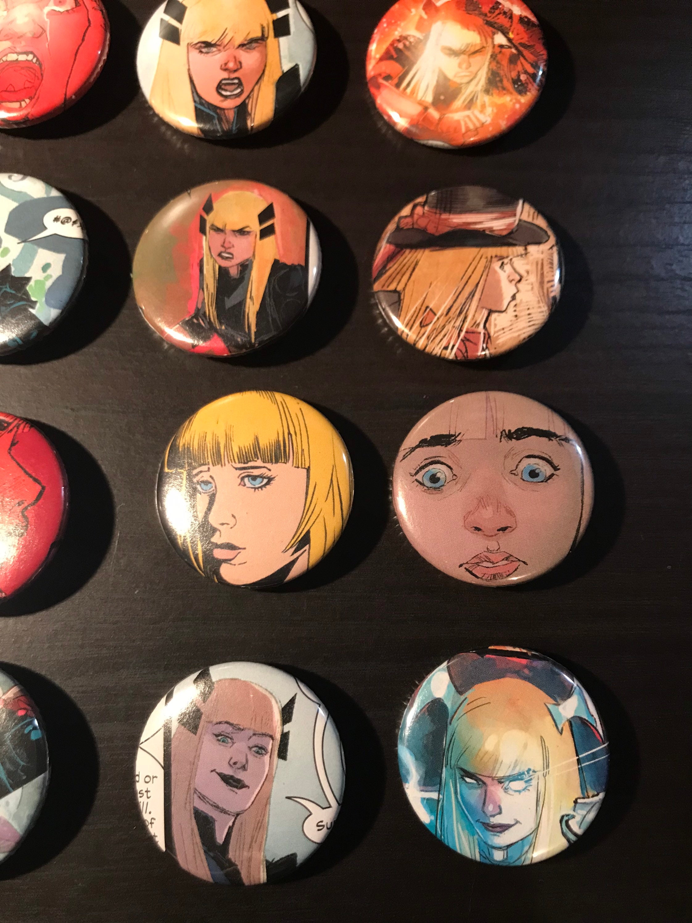 3 Magik 1.5in Buttons Comic Book Buttons: Illyana Rasputin - Etsy