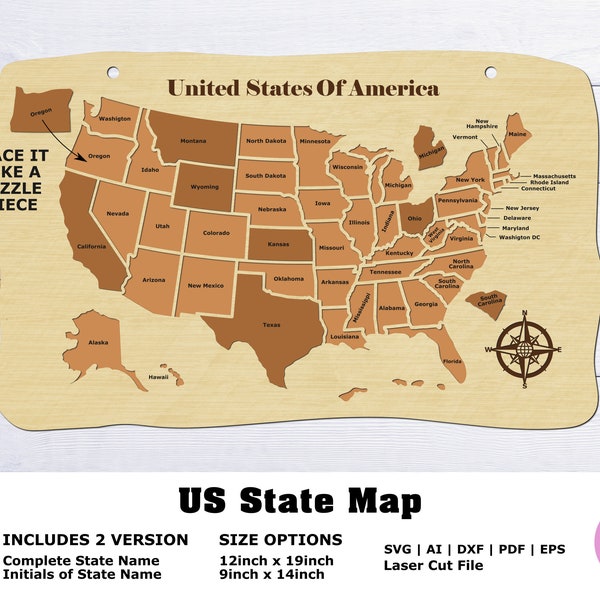 United States State Push Pins - Etsy