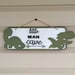 Little Man Cave Kids Door Sign, Dinosaur Theme, Kids Bedroom Door Sign ...