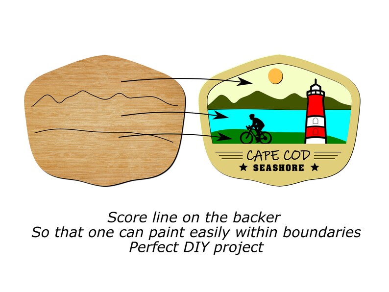 Cape Cod Seashore Sign,national Park Multilayer Sign, Adventure Forest ...