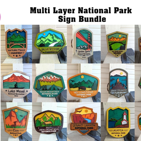 National Park Sign - Etsy