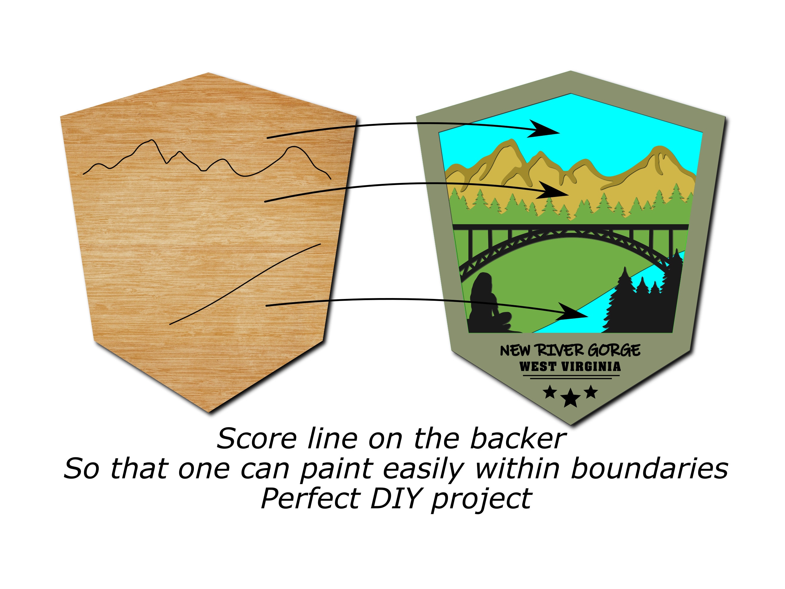 New River Gorge Signnational Park Sign Adventure Forest Trek - Etsy