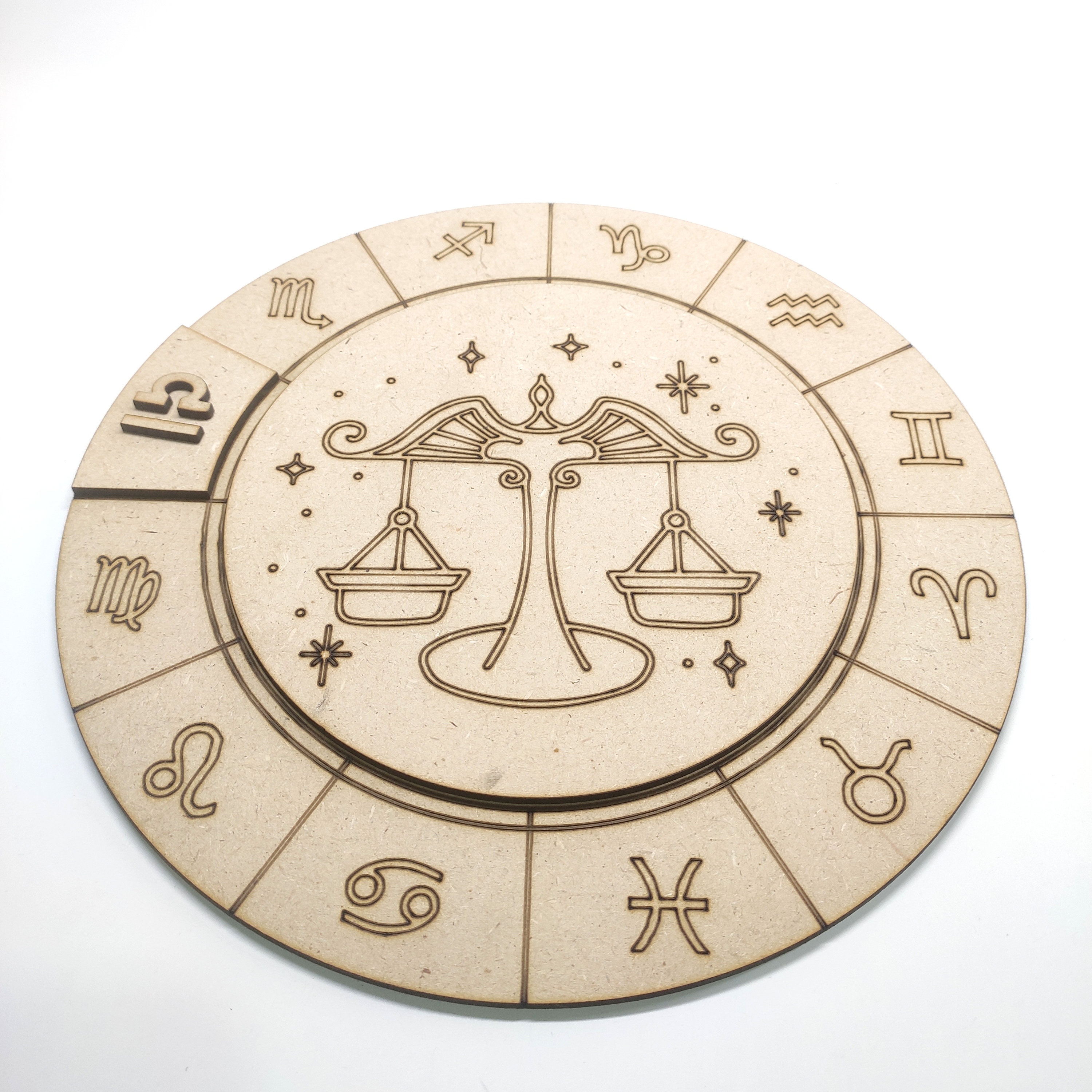 Libra Zodiac Sign Cut File for Glowforge and Laser Zodiac | Etsy