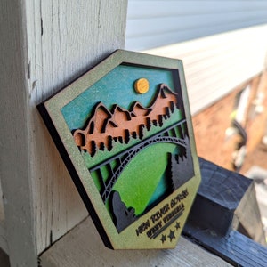 New River Gorge Sign,national Park Sign, Adventure Forest Trek Camping ...
