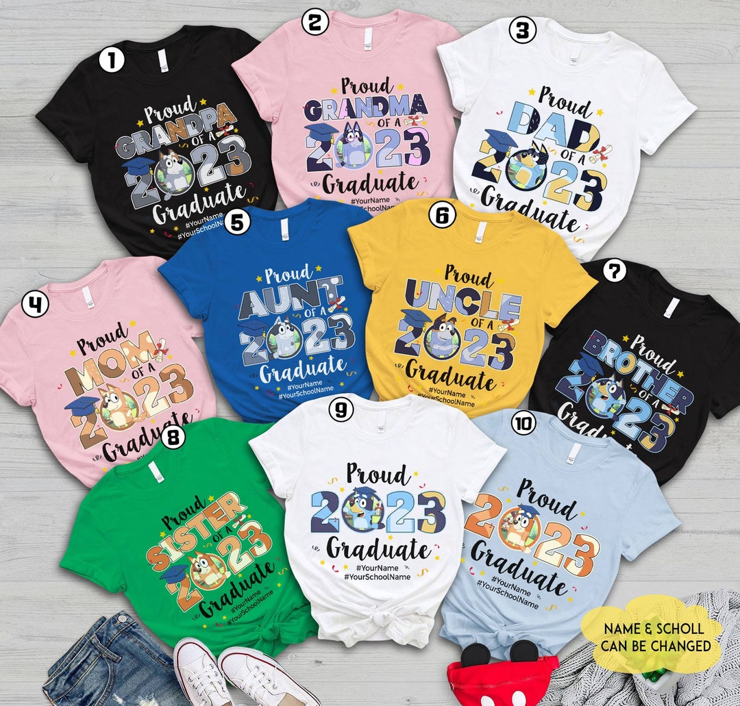 Bluey Proud Family Graduation Shirt Bluey Family Shirt - Etsy