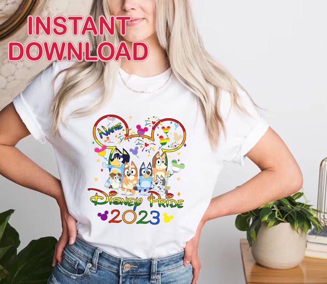 Personalized Bluey LGBT Pride 2023 SVG File Bluey Bingo - Etsy Canada