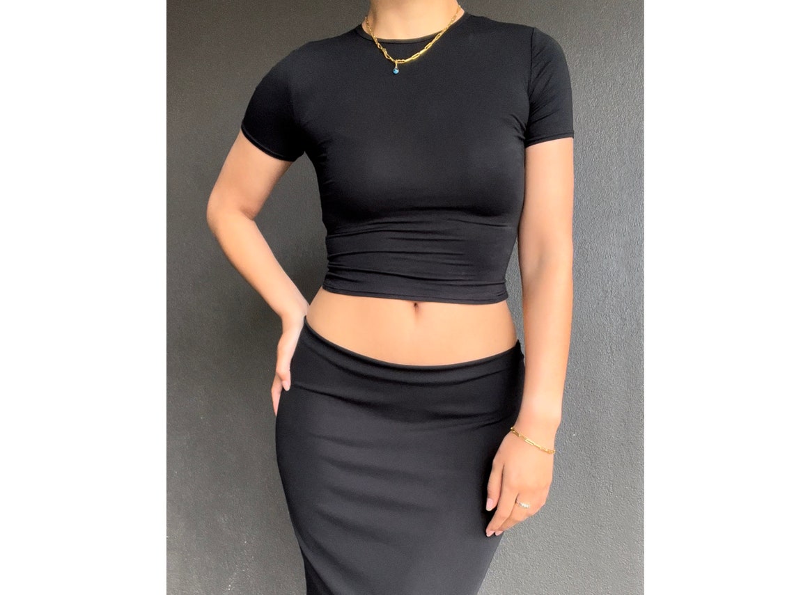 PDF Long Sleeve Baby Tee Sewing Pattern Crew Neck Turtle Neck / XS ...