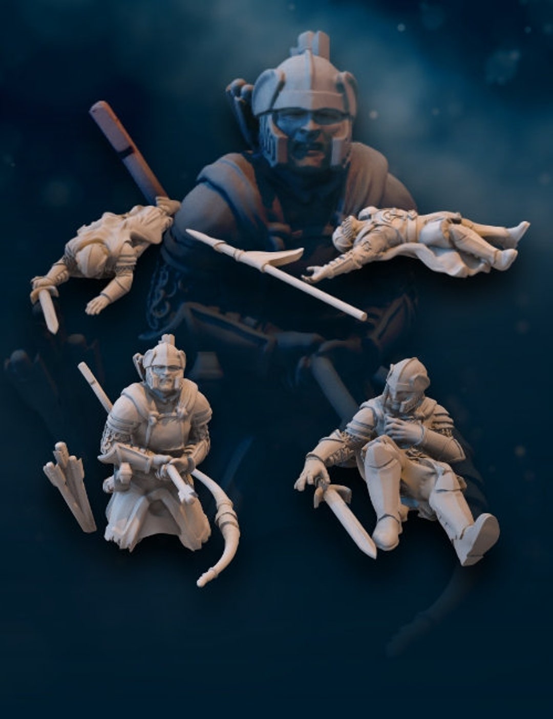 High Human Casualty 28mm Miniatures Dnd Minis Fantasy Miniatures ...