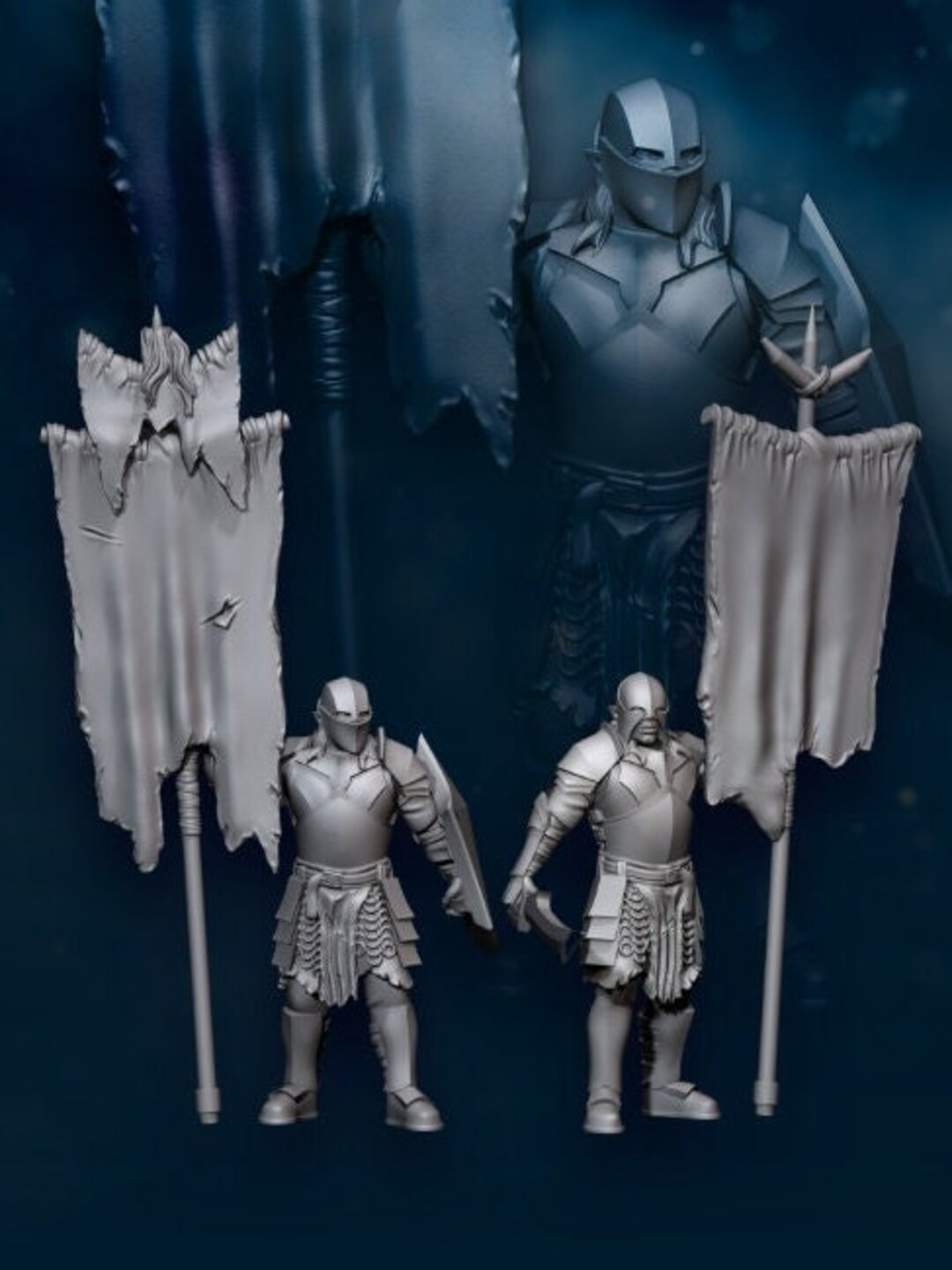 Super Orc Banner 28mm Miniatures Dnd Gift Fantasy Miniatures Dungeons ...