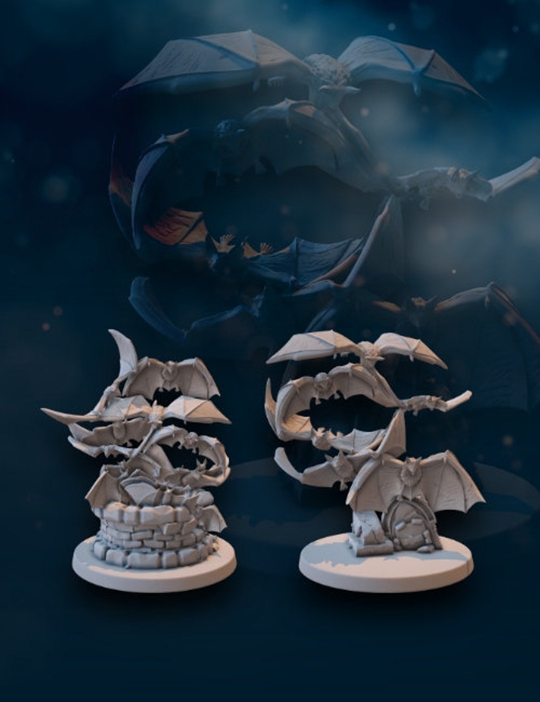 Bat Warbrand 28mm Miniature Dungeon and Dragons Fantasy Wargaming ...