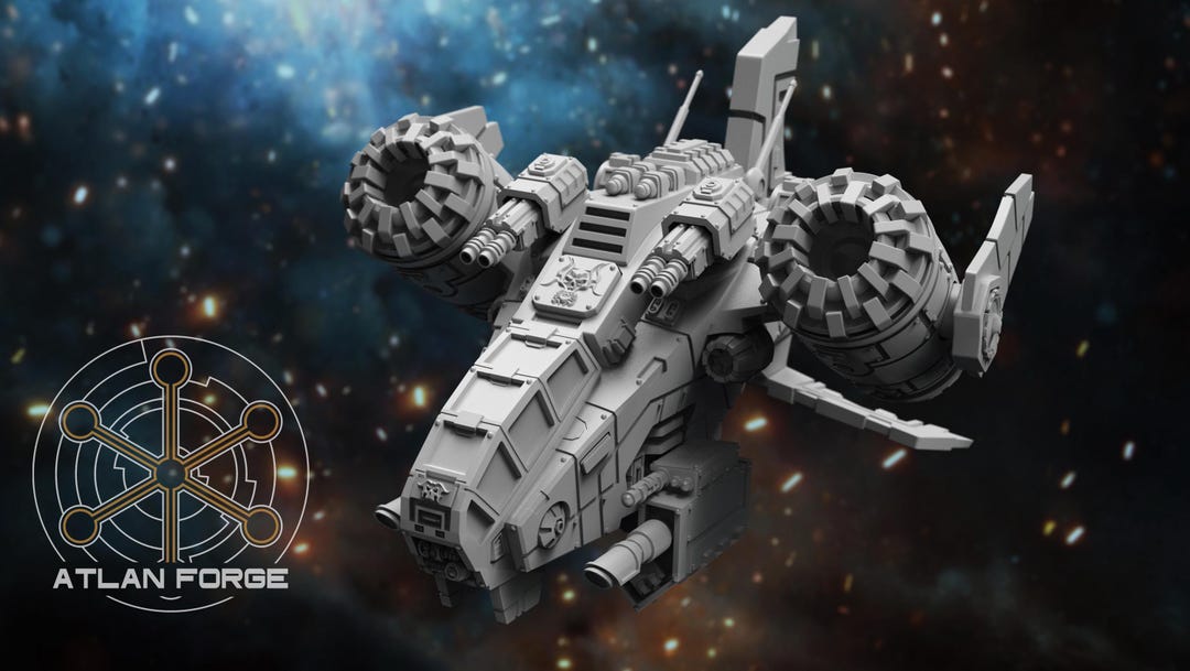 Thunderclaw Gunship – 32mm Sci-fi Grimdark Wargaming Miniature for ...