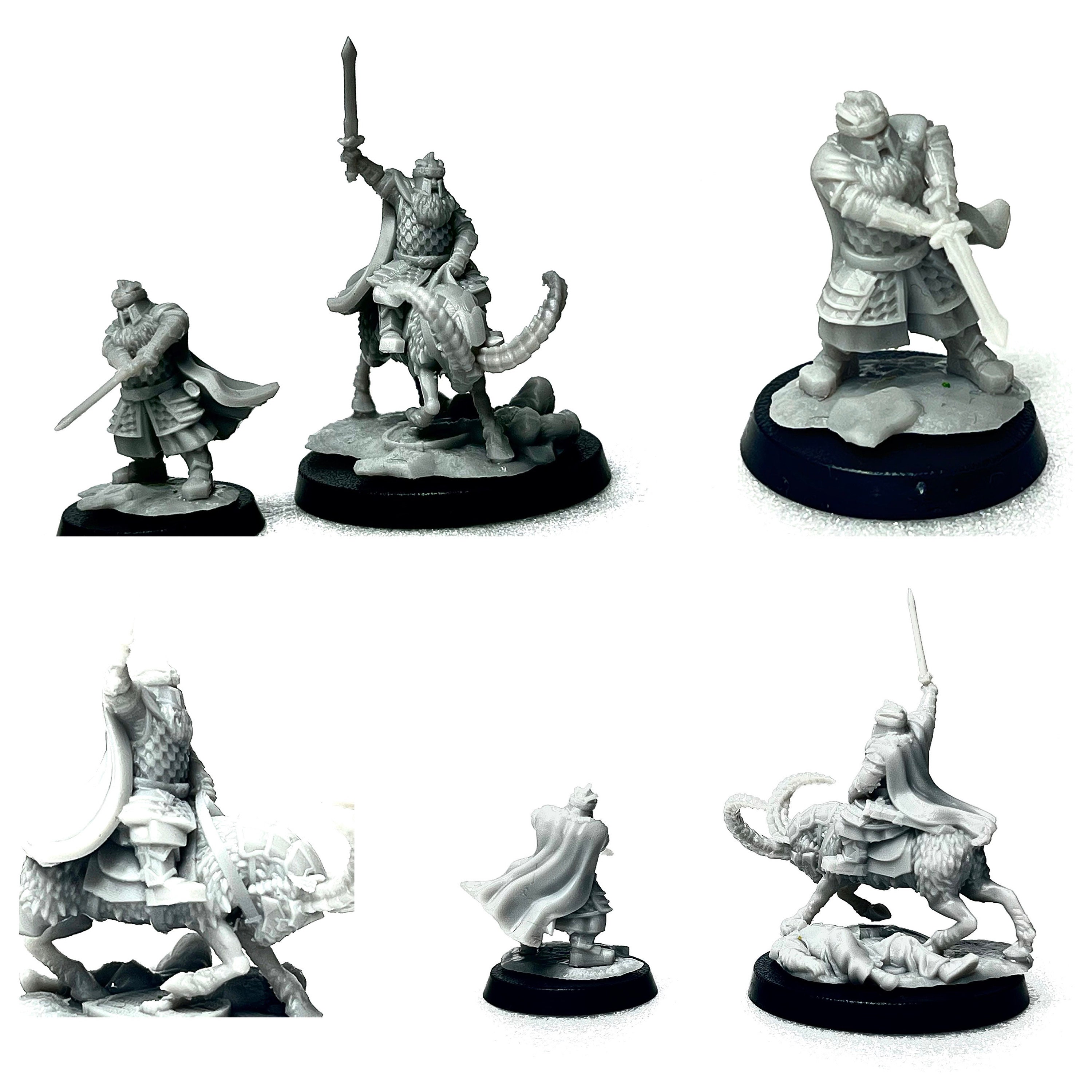 Silver Goat Dwarves and Giant Eagles Tabletop Wargaming Miniatures 28mm ...