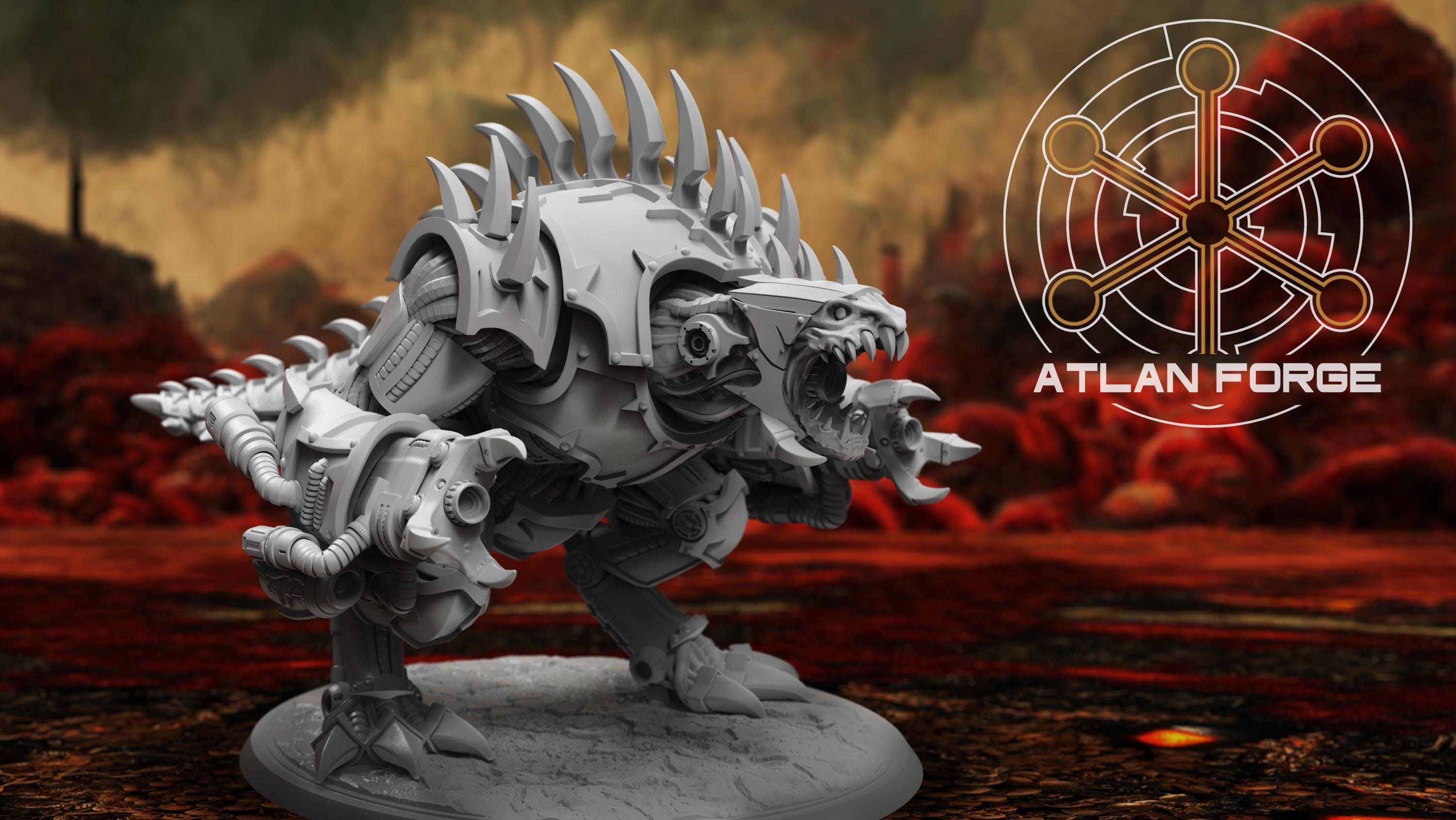 Demon War Machine – 32mm Daemon Miniatures for Grimdark Sci-fi ...