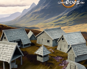 Dirt Farm Fields Set Dnd Terrain for Dungeons and Dragons Terrain, D&D ...