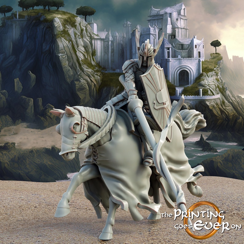 White City Mounted Swan Knights Dnd Fantasy Tabletop Wargames - Etsy