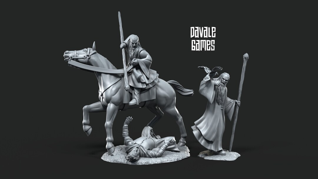 Blood Handed Mage 28mm Miniatures Dnd Gift Fantasy Miniatures Dungeons ...