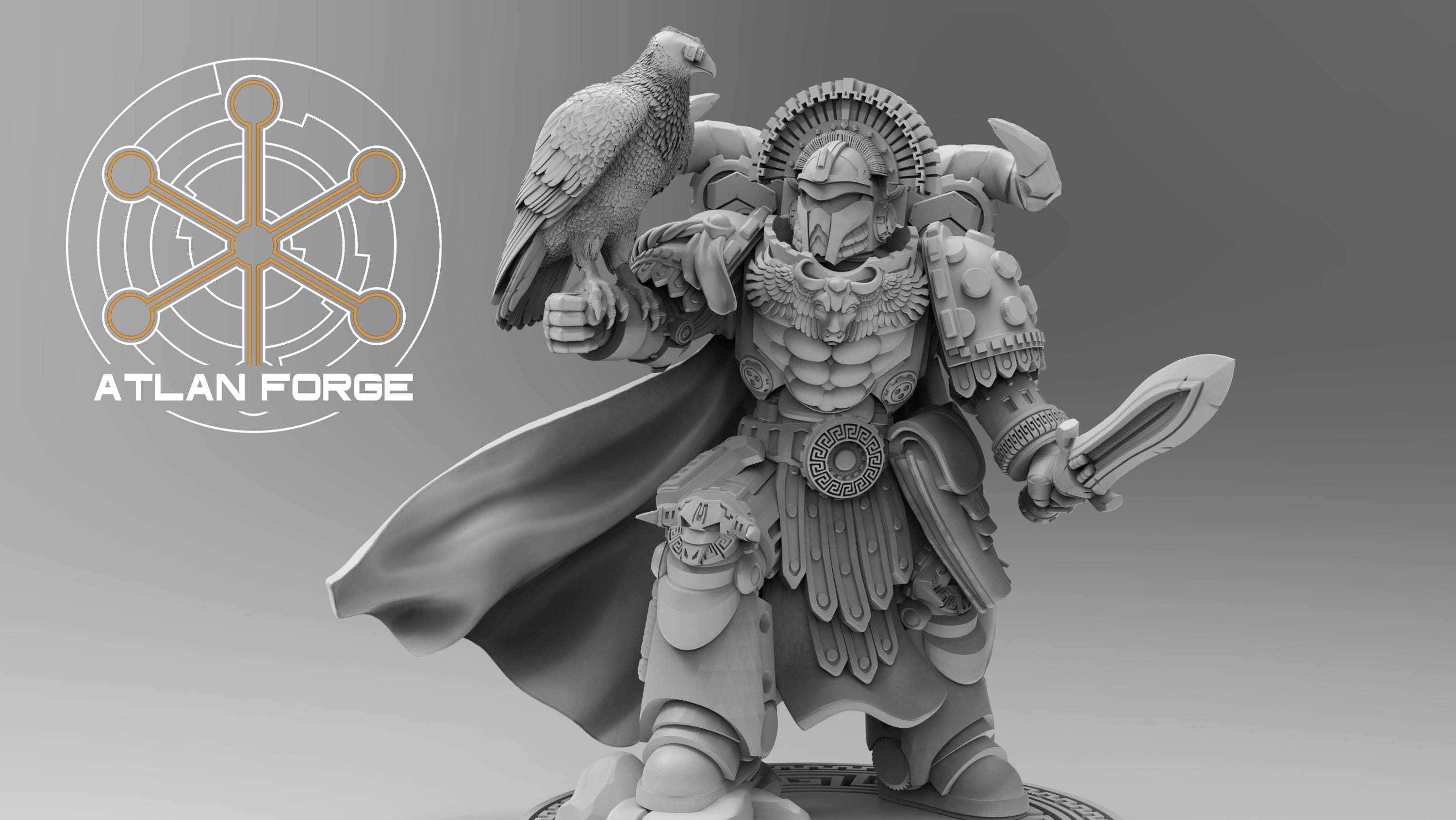 Hierax – Minoan Commander 32mm Resin Miniature for Fantasy Wargaming ...