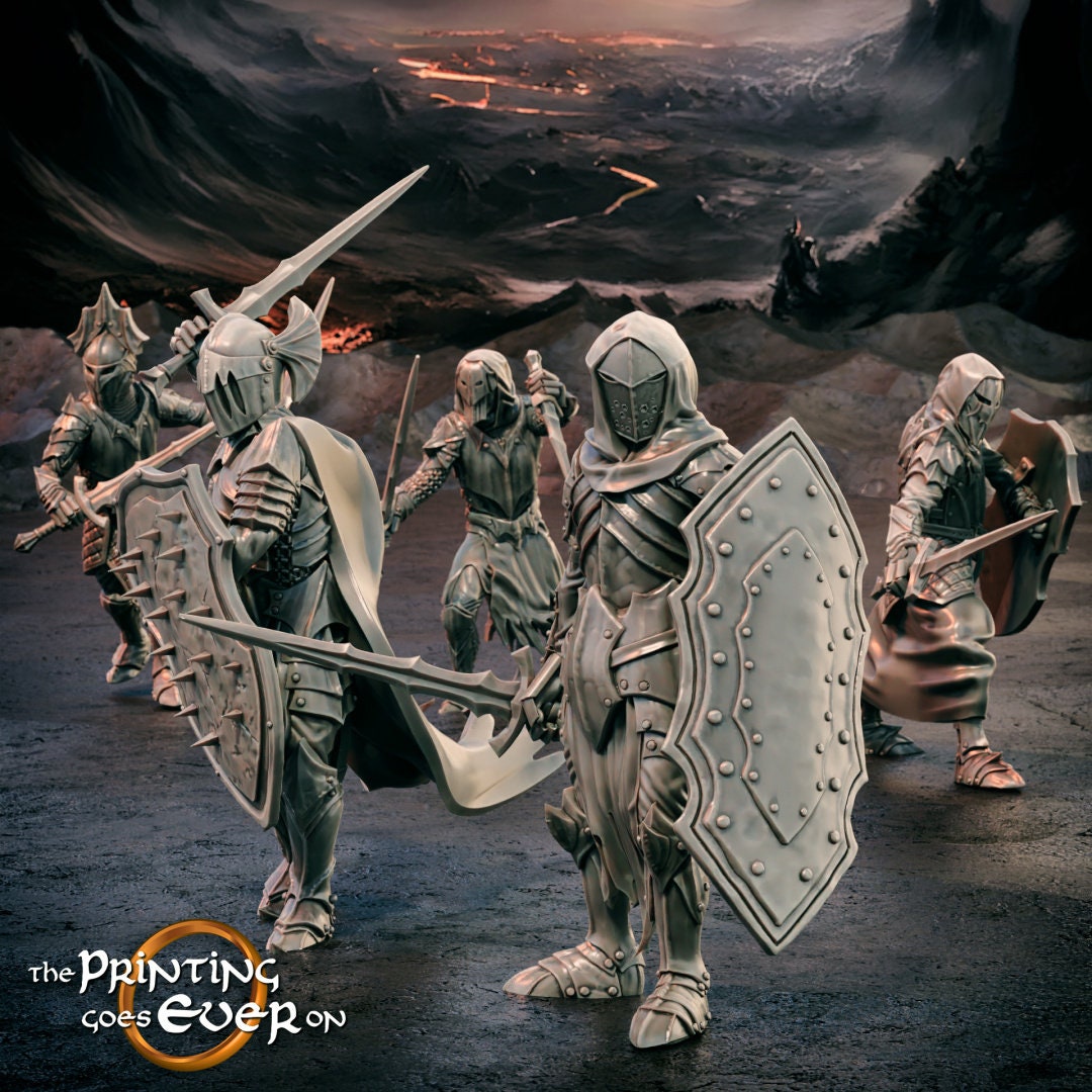 Shadow Knights Miniatures, 28mm Resin Fantasy Miniatures for D&D - Etsy