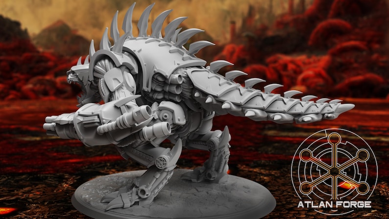 Demon War Machine – 32mm Daemon Miniatures for Grimdark Sci-fi ...