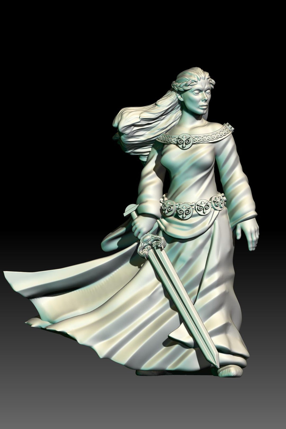 Lady of the Mark 28mm Dnd Miniature Dungeon and Dragons Wargaming ...