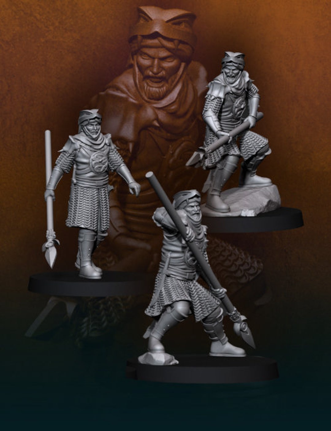 Snake Warrior Rider 28mm Miniatures Dnd Minis Fantasy Miniatures ...