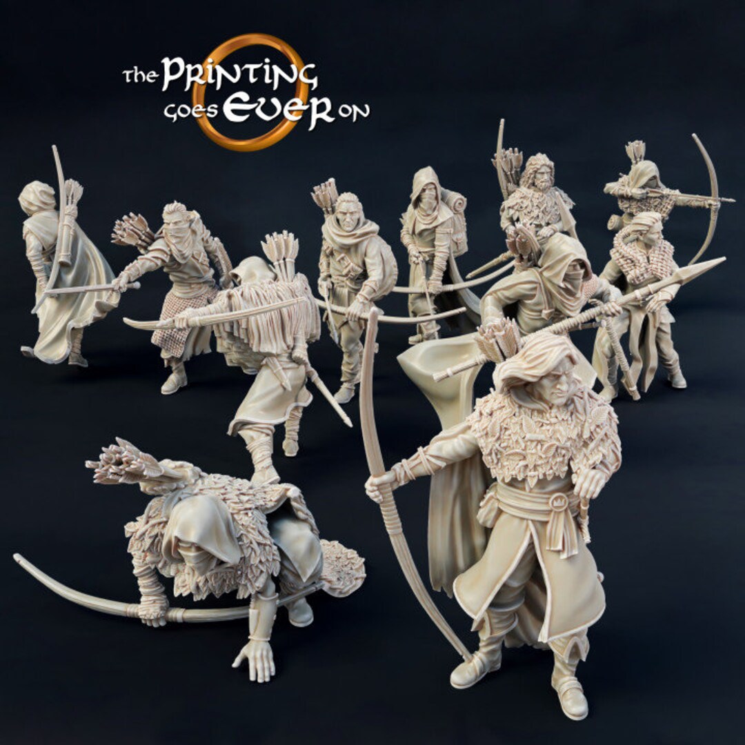 Watchers of Mona’firth 28mm Miniatures Dnd Minis Fantasy Miniatures ...