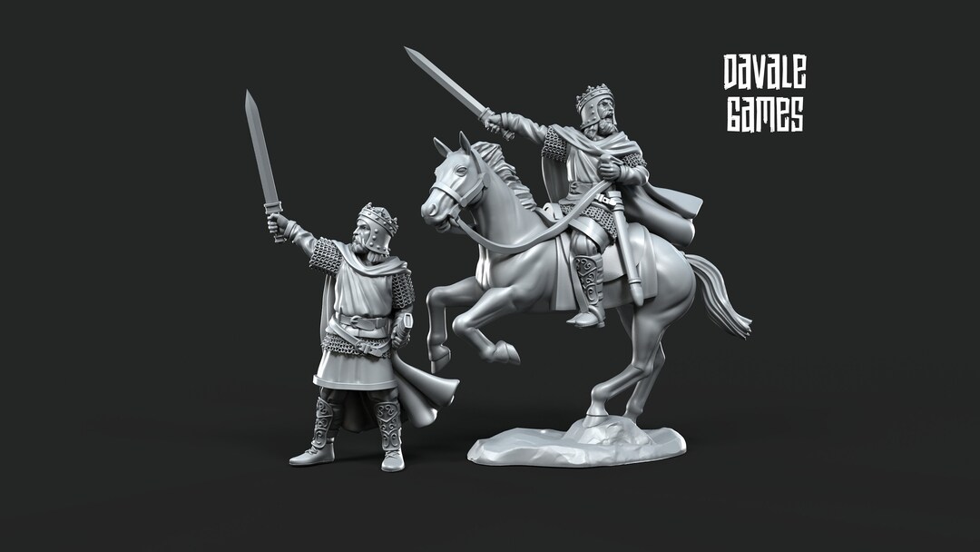 King of Gepids Germanic Tribe 28mm Miniatures Dnd Fantasy Miniatures ...