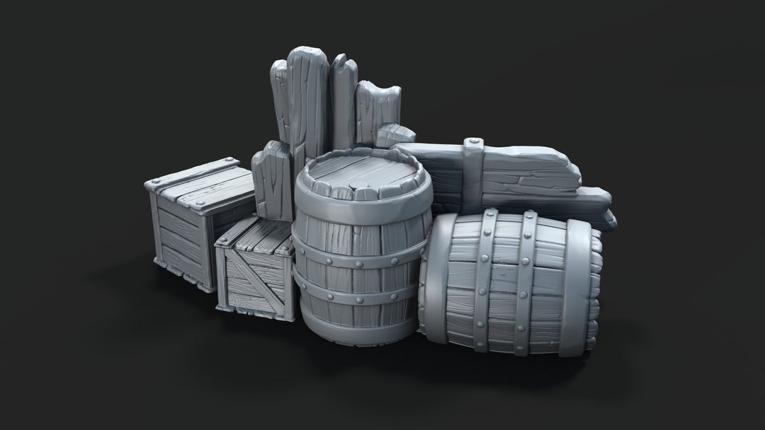 28mm Scatter Terrain Boxes Tabletop Fantasy Wargaming Miniature Dnd ...