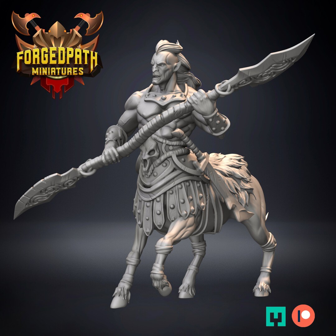 Greek Spartans Centaurs Warriors Dnd Fantasy Tabletop Wargames 32mm - Etsy