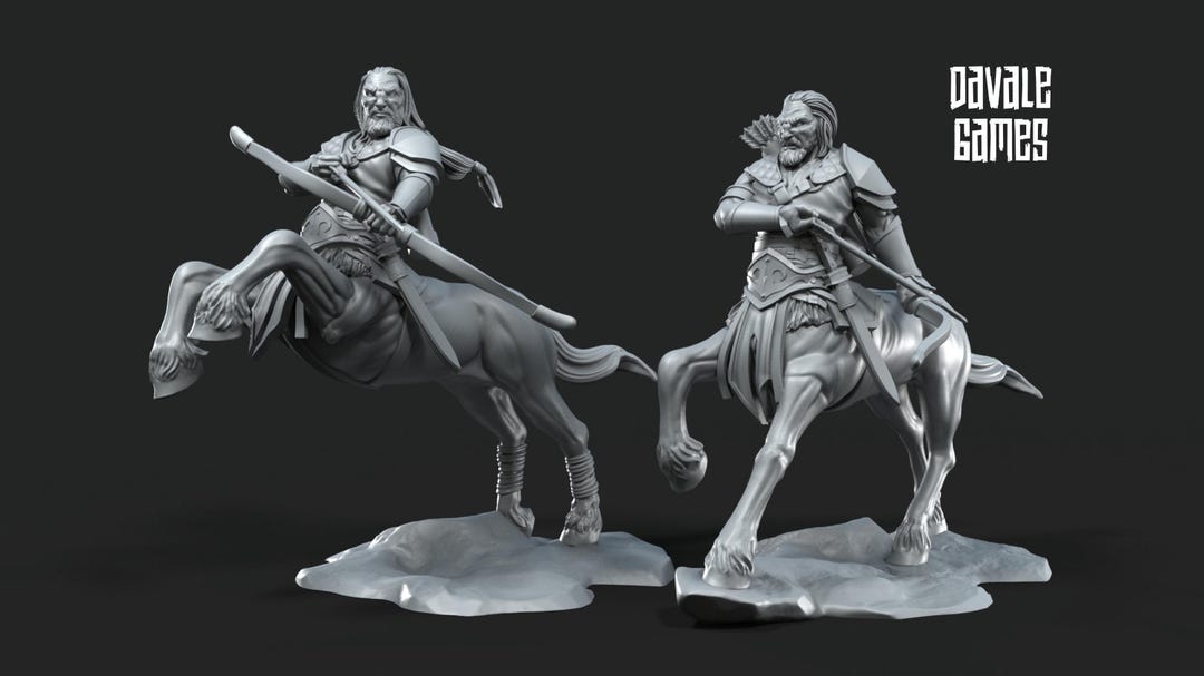 Centaur Archers 28mm Miniatures Dnd Minis Fantasy Miniatures Dungeons ...